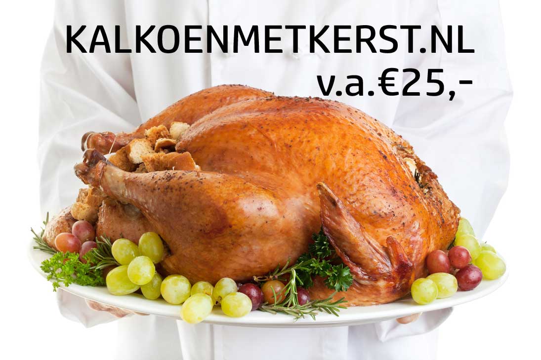 Verse kalkoen bestellen en bezorgd binnen heel Nederland!